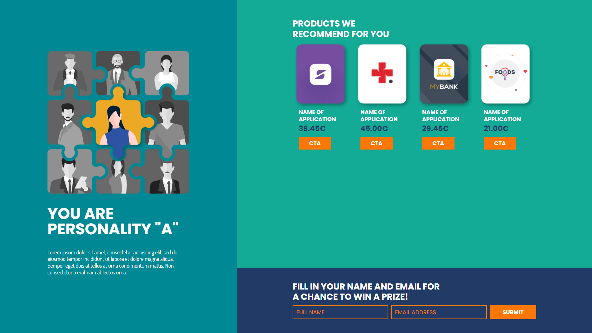 Personality Test with Contest Template | News | Dot.vu