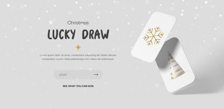 Xmas Lucky Draw Template | News | Dot.vu