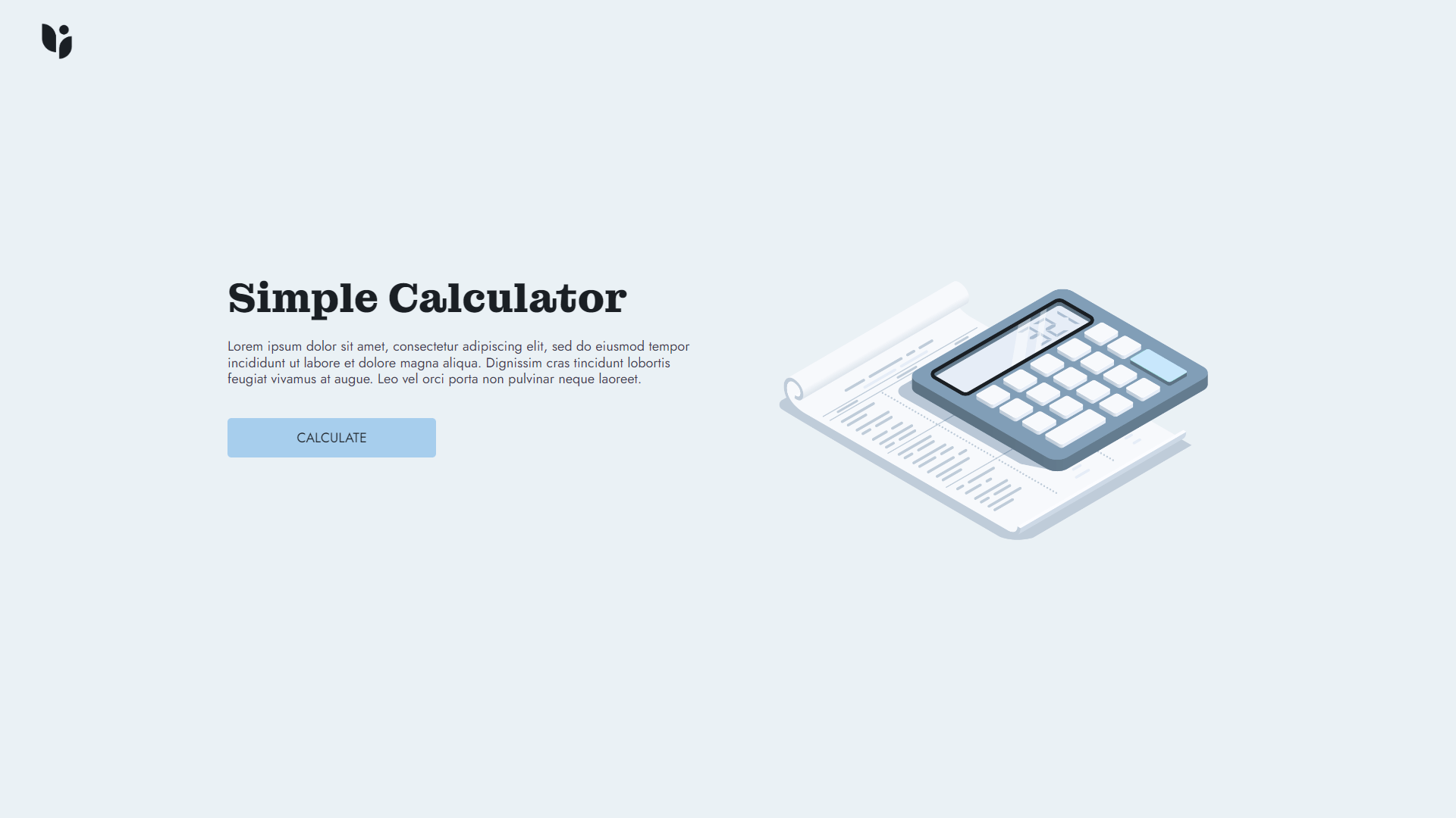 Simple Calculator Template | News | Dot.vu